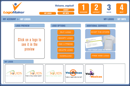 Crie logos gratuitos para o seu site ou blog ~ Visual Dicas